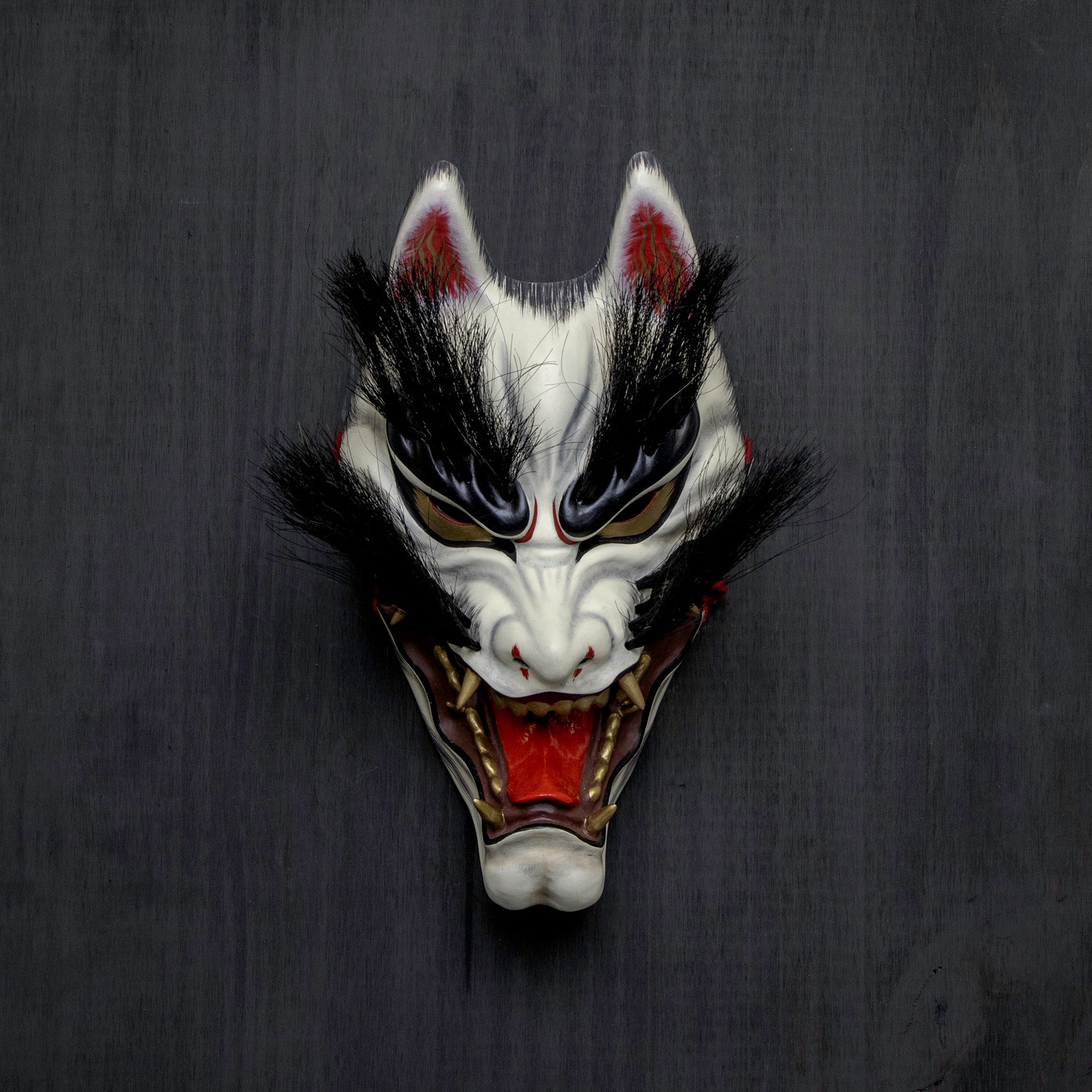 Kitsune Mask - Handcrafted Japanese Noh Mask